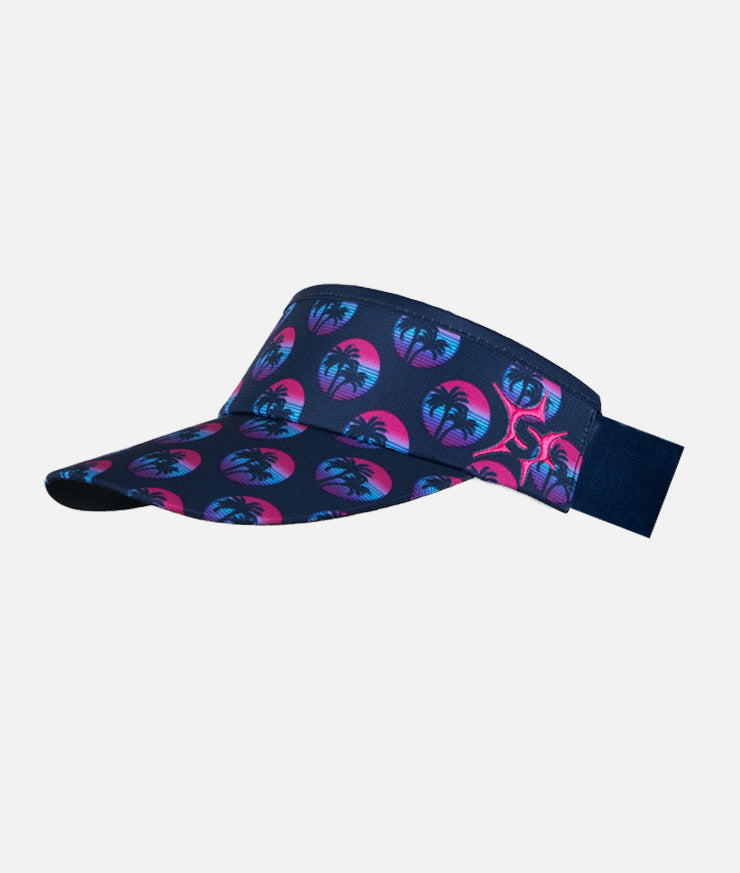 Palm Trees Running Visor – Sparkle Athletic