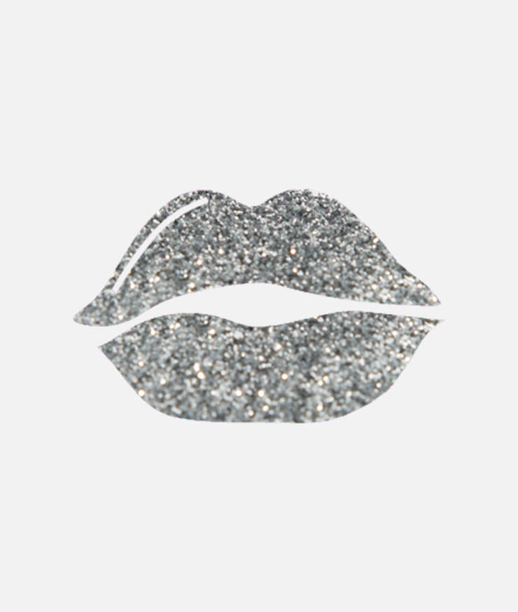 Silver Glitter Sparkle Lips – Sparkle Athletic