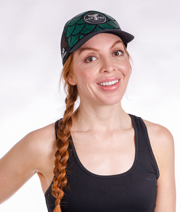 Leg Day Mermaid Headsweats Trucker Hat – Sparkle Athletic