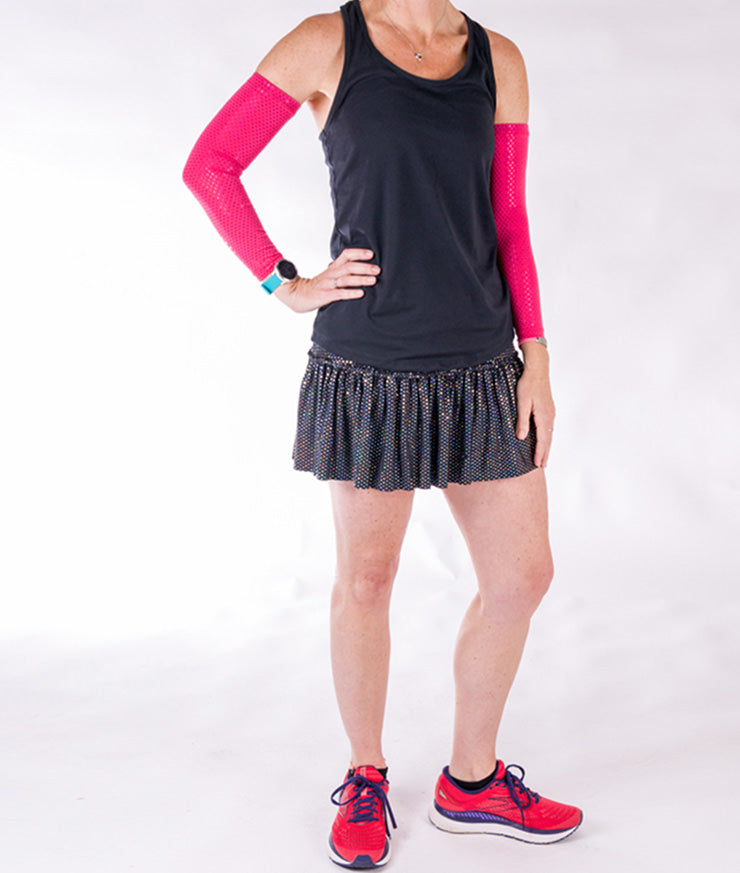 Neon Pink Sparkle Sleeves – Sparkle Athletic